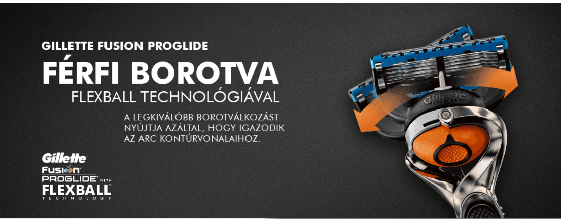 Gillette ProGlide Férfi Borotva – 2 db cserélhető penge - eMAG.hu